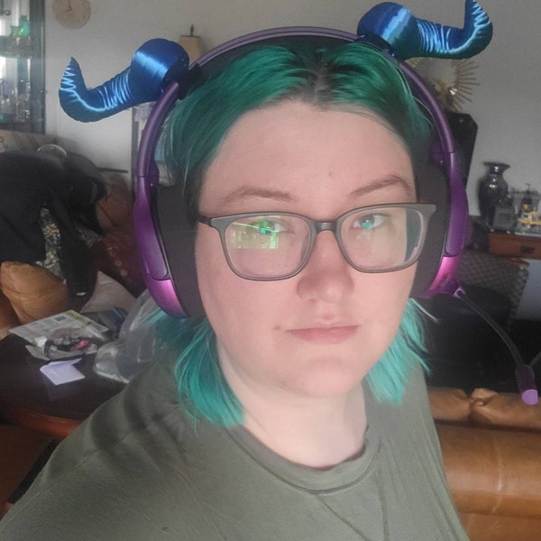 Ram Horns Headphone Attachment - Headset Goat Horns - Headband Horns ...