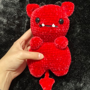 Crochet Pattern Chubby Devil Monster // Demon Crochet Pattern // Cute ...