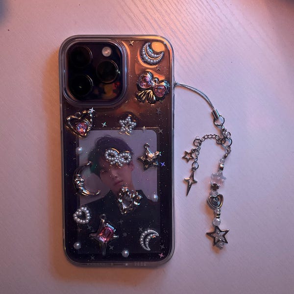 Cyber Deco Acrylic Keychains ~ Phone Strap Charm Cute Girly Kawaii Pink ...