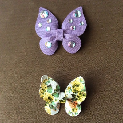 Small Bow Template Plastic Bow Template Scallop Butterfly - Etsy