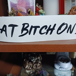 LOCALLY HATED Text Vinyl Decal Banner Oil Slick JDM Street Racing Turbo ...