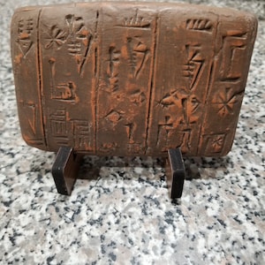 The Sumerian Tablet Shown is From Uruk It is One of the - Etsy