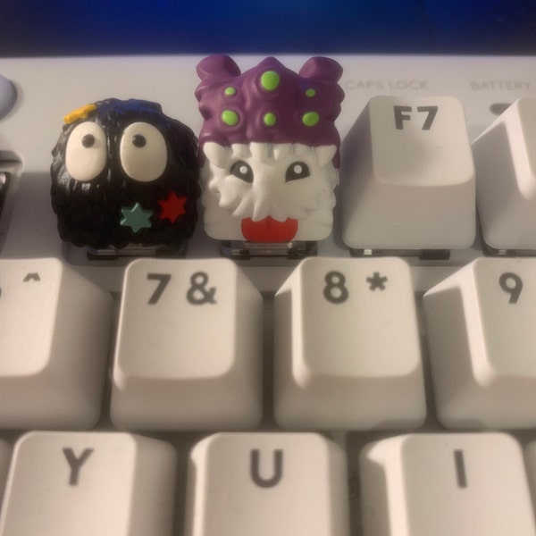 Anime Keycaps - Hand Painted, Cute Keycap Designs, Cherry MX - Etsy
