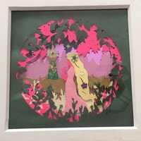 Mermaid Shadow Box SVG PDF PNG Paper Cutting Instant Download Template ...