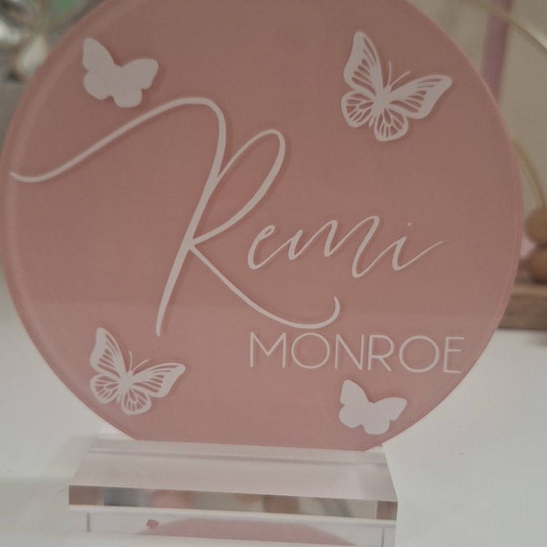 Custom Pregnancy Announcement Sign Acrylic Pregnancy Sign Expecting ...