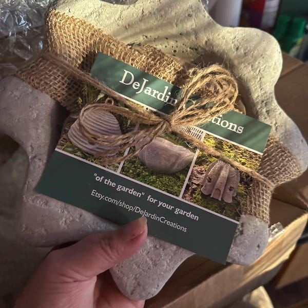 Hypertufa Fairy House, Pixie House, Fairy Village, Handmade Enchanted ...