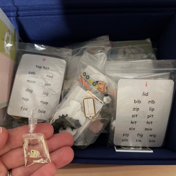 Alphabet Phonics Kit Digraphs Blends Montessori Miniature Objects ...