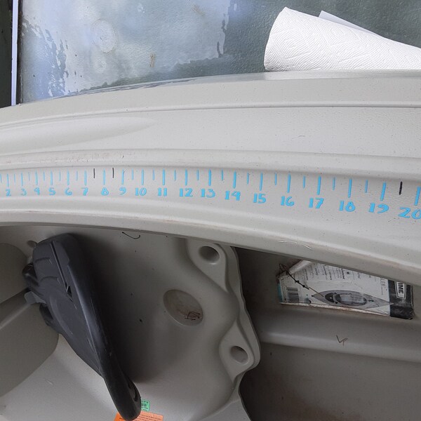 Skinny Ruler SVG, DXF, Png, PDF, 36 Inch Ruler Measurement, Desk Ruler ...