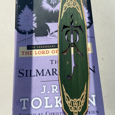 Elvish Wooden Bookmark - Etsy
