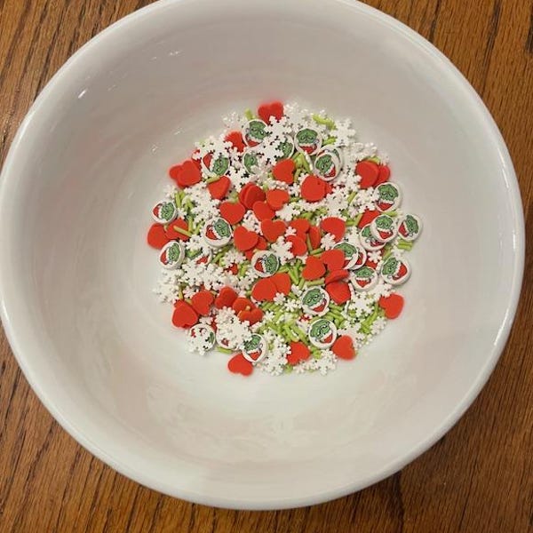 1 Wheel Fruit Sprinkle Themed Polymer Sprinkle Mix-in Sets With 8 ...