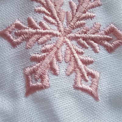 6 Snowflakes Machine Embroidery Designs SET of 6 Snowflake in Assorted ...