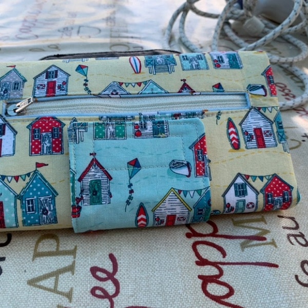 Wallet Pattern Tri-fold With Zipped Coins Pocket PDF Sewing Patterns by ...