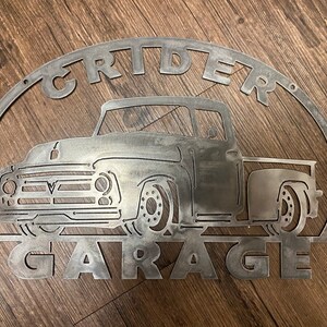 1955 1956 Classic Truck Garage Metal Sign - Etsy