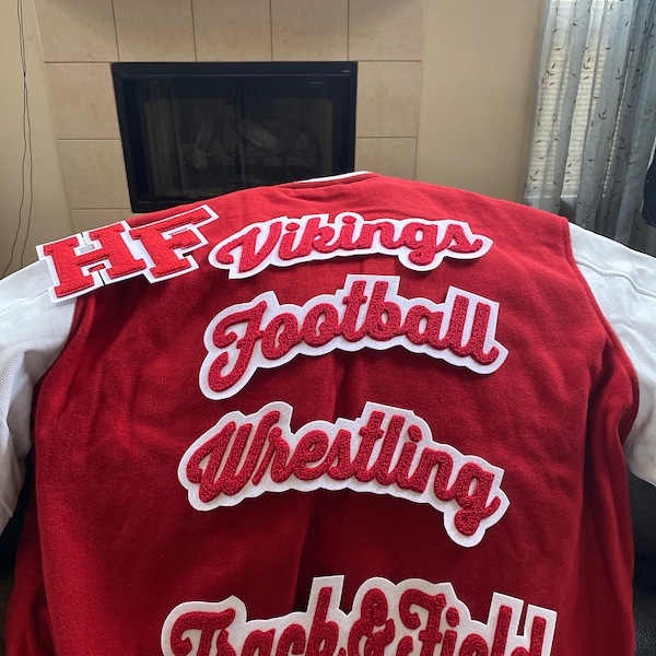 Custom Chenille Varsity Letter Leopard Print Patch ANY SIZE/LETTER - Etsy