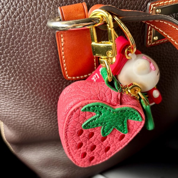 Strawberry Coin Purse Keychain - Coin Purse - Strawberry Accessories ...