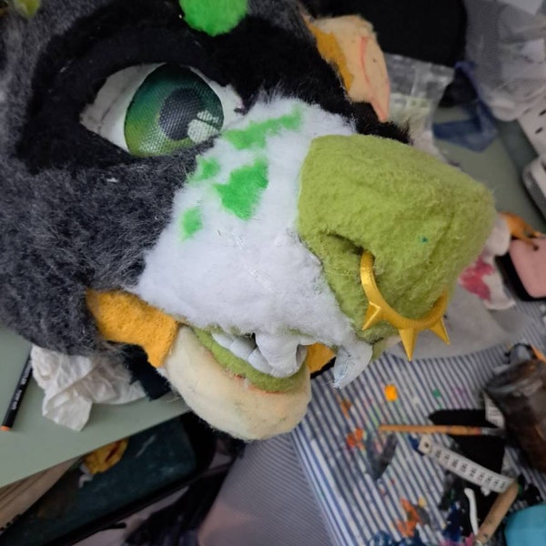 Wolf 3D Printed Fursuit Head Base - Etsy