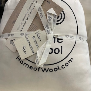 100% Organic Wool Batting / by the Yard / GOTS Certified / | Etsy