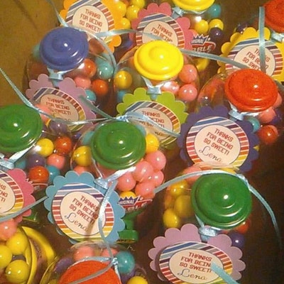 Favor Tags Candy Sweet Shoppe Birthday, 1st Birthday, Rainbow Party ...