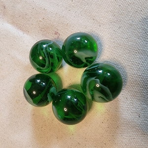 16mm Troll Glass Marble Players 5/8th Pack of 5 | Etsy