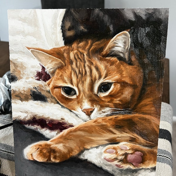 Great White Shark Painting 8x10 Fine Art Print From an Original ...