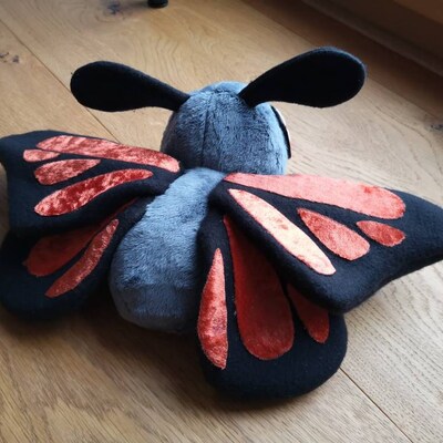 Moth & Butterfly Plush Sewing Pattern .pdf Tutorial Luna Monarch Poodle ...