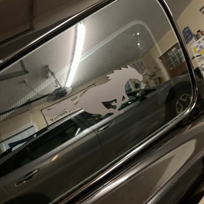 Ford Mustang Etched Pony Decals Pair - Etsy