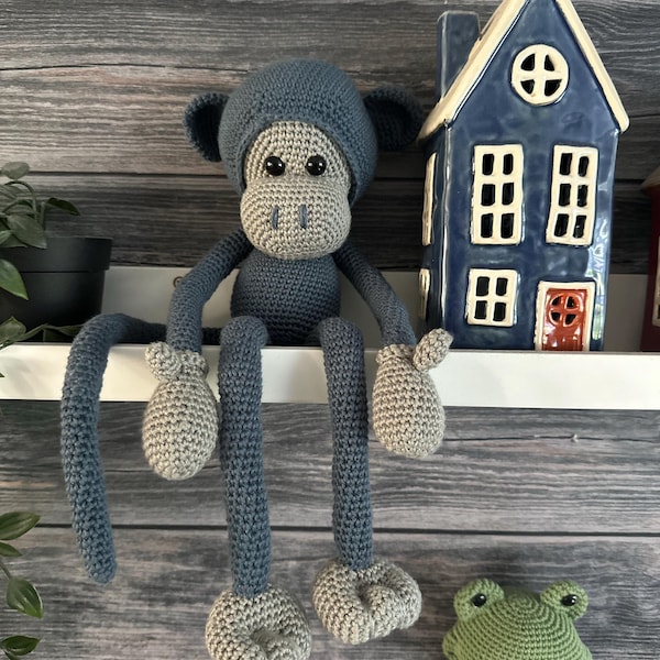 Mike the Monkey - Amigurumi Crochet Pdf Pattern (EN, DK & NL) - Etsy