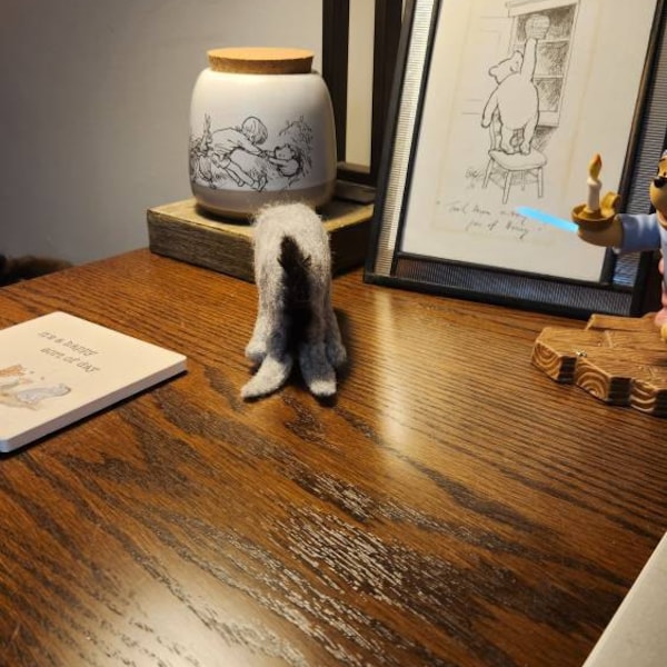 Needle Felted Original Classic Eeyore, Classic Eeyore & Losttail ...