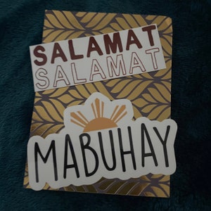 Sampaguita Mabuhay Filipino Vinyl Waterproof Sticker - Etsy