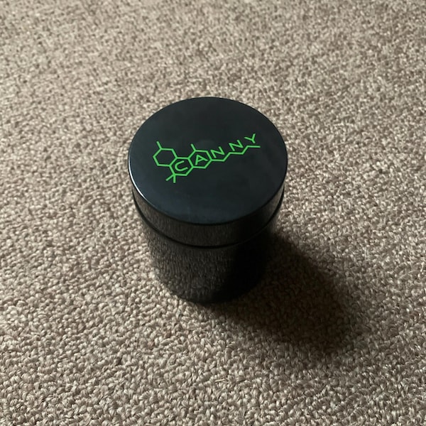 CANNY UV Jar With Humidity Pack- Storage Herb Glass Stash Jar and Air ...