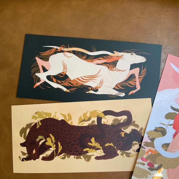 Pale Antelope Mini Print - Etsy