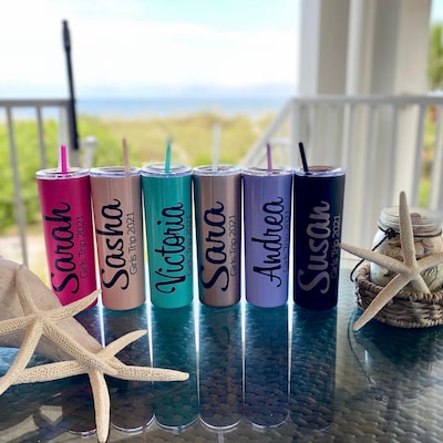 Girls Weekend Gift, Personalized Tumbler, Stainless Steel Tumbler ...