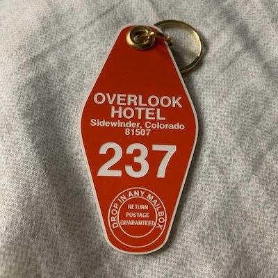 Overlook Hotel Keychain, Room 237 Motel Keychain. the Shining Movie Fan ...