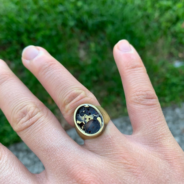 Black Cube Ring- Lava Ring-volcanic Ring-black Square Ring-black Lava ...