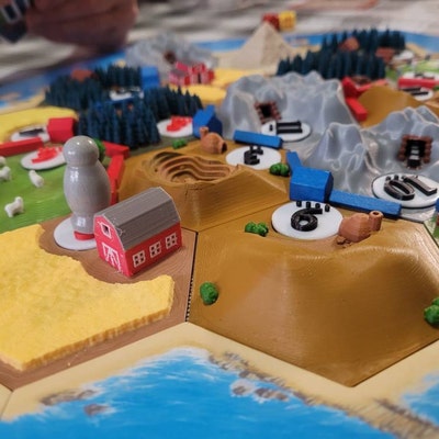 3D Catan Pasture Tile to Produce Wool - Etsy Canada