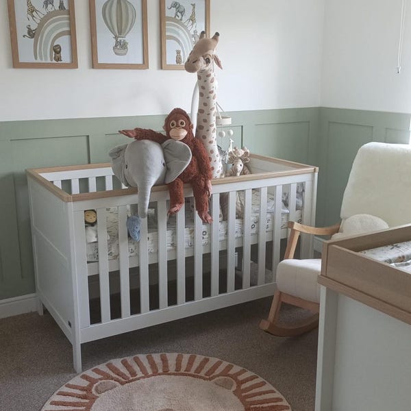 Personalised Safari Nursery Wall Print Set of 3, Kids Name Print, Boys ...