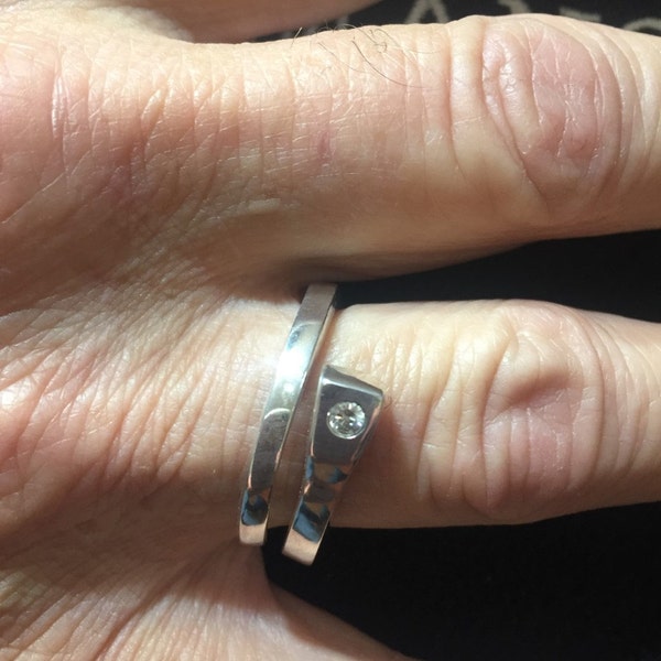 Snake Spinner Ring, Silver Snake Spinner Ring. Men's or Ladies Snake ...