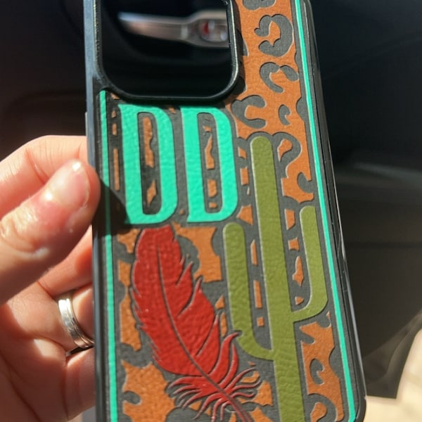 Western CUSTOM Painted Phone Case - Etsy