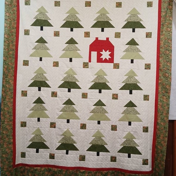 Quilt Pattern for Christmas Pine Valley Christmas Quilt Pattern PDF ...