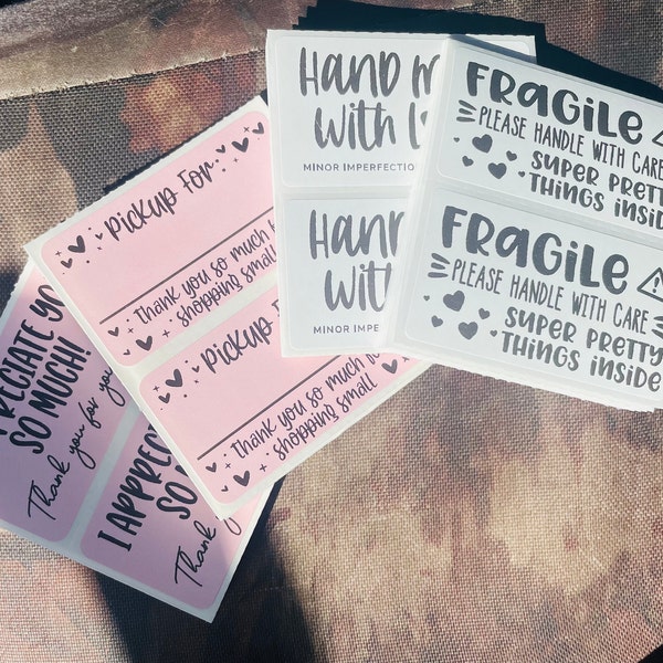Small Business - Pickup for Local Pick up - Printed Stickers for ...