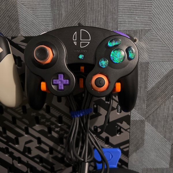 Nintendo Gamecube Controller Mount Display for IKEA Skadis and Uppspel ...