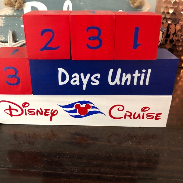 Disney Countdown Blocks - Etsy