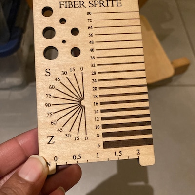 Spinner's Multitool Spinning Control Card With Twist Angle and Diz - Etsy