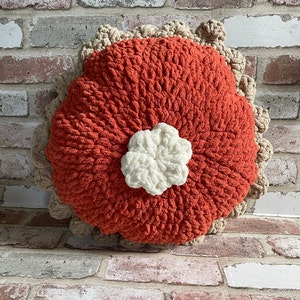 Cutie Pie Pillow Crochet Pattern Pumpkin Pie Pillow Fall - Etsy