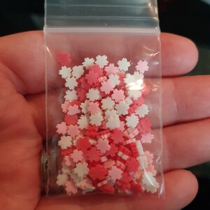 17 and 100 Clay Sakura Cherry Blossom Embellishments 5g - Etsy