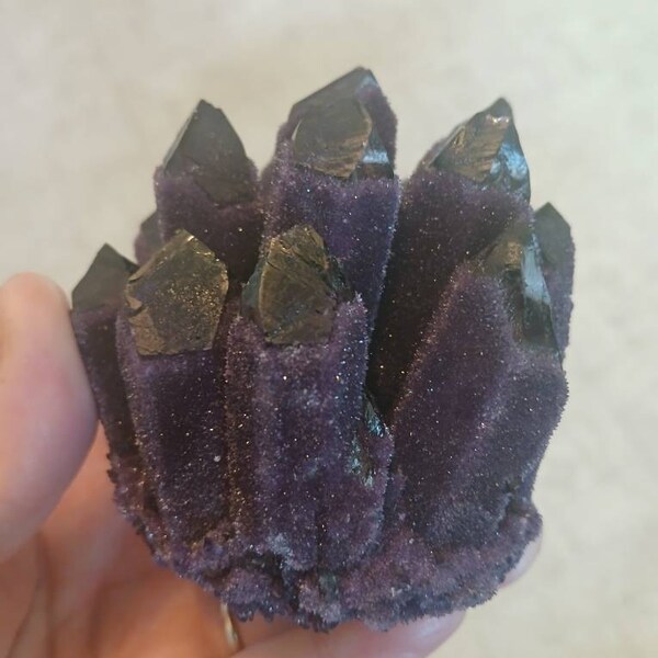 Raw Yellow Titanium Rainbow Cluster Natural Rough Quartz Crystal ...