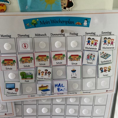 Wochenplan Kinder Personalisierbar, Wöchentliche Aktivitäten ...