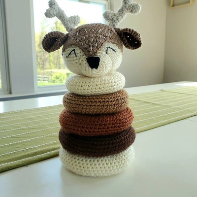 PDF Pattern: Little Deer Stacking Ring Crochet Toy - Etsy