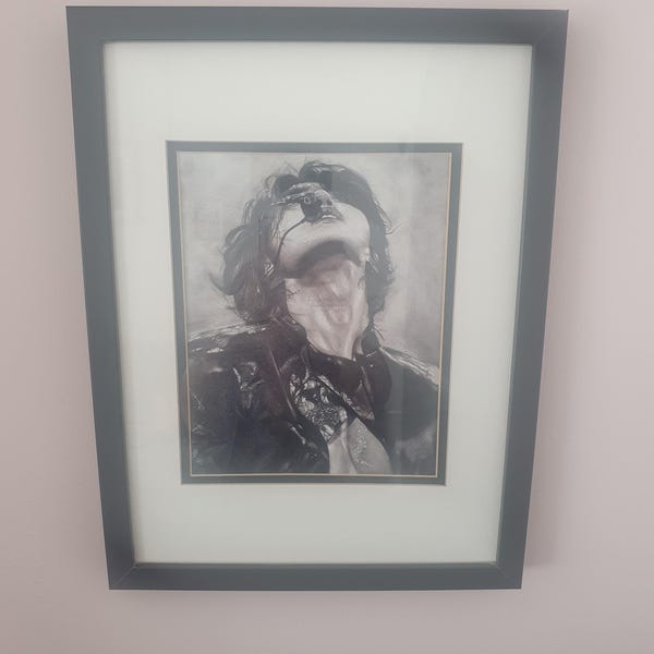 Kang Yeosang ATEEZ Bouncy Pencil Drawing Sketch Original Artwork A4 ...