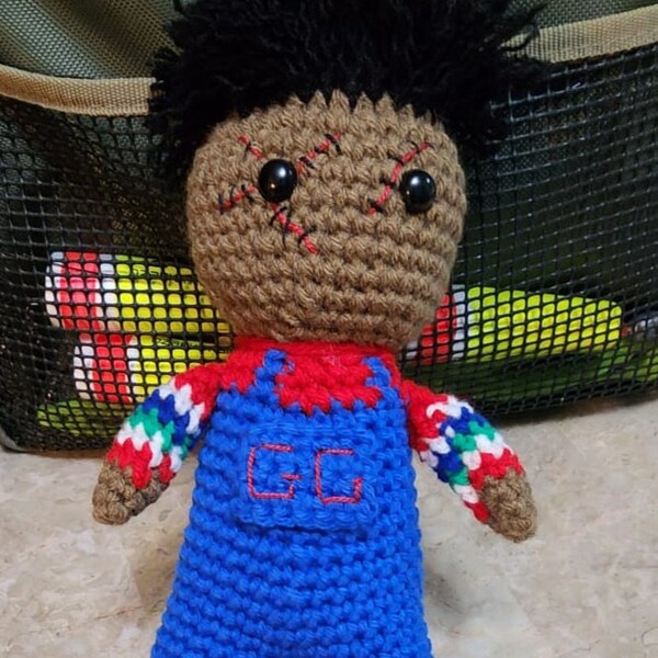 Handmade Crochet Amigurumi Chucky - Etsy